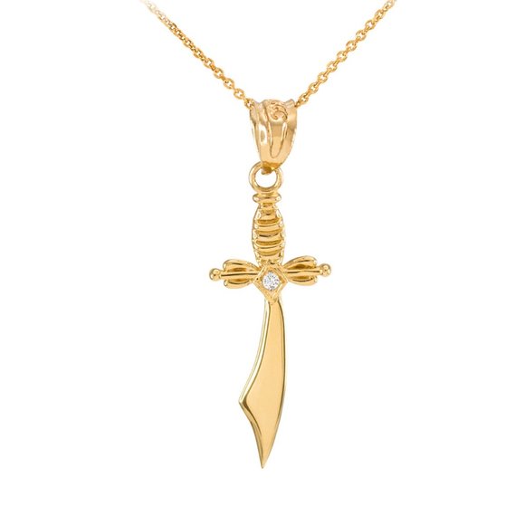 Element Shine | Jewelry | 4k Solid Gold Arabian Scimitar Barbarian ...